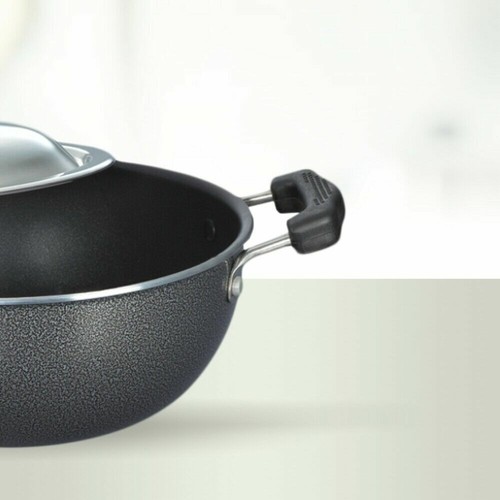 Prestige Omega Select Plus Round Base Wok/Kadai/Frying Pan 25cm Kitchen ...