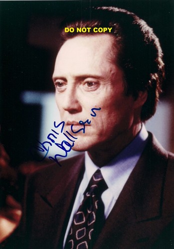 CHRISTOPHER WALKEN 8X10 AUTHENTIC IN PERSON SIGNED AUTOGRAPH REPRINT ...