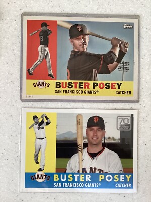 2017 TOPPS ARCHIVES #2 BUSTER POSEY 5"X7" 05/49 + bonus 037/049 | eBay