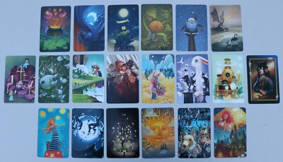 Dixit Promo Card Mini Expansion Magic Pink Bunny Pumpkinhead Santa ...