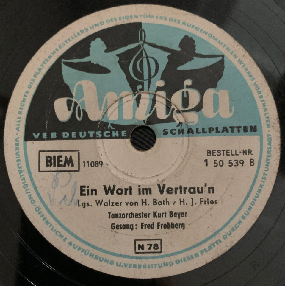 Orchestra Kurt Beyer - Once a Sailor / A Word in Trust | eBay