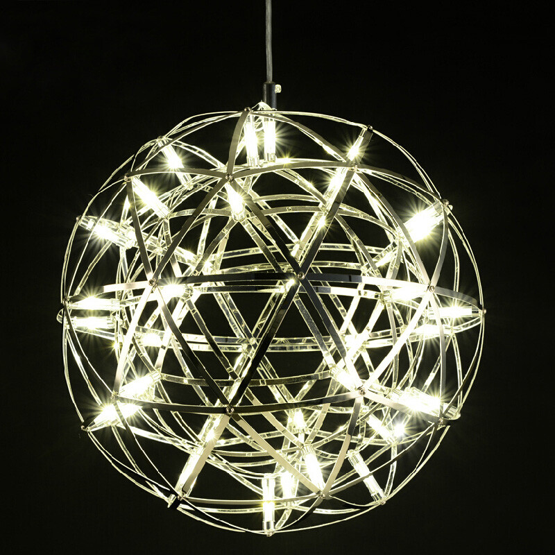 Romantic LED Firework Pendant Light Ball-Shape Sparkling Ceiling Lamp ...