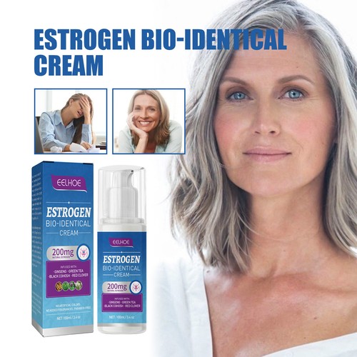 100ml Estrogen Cream Natural Bio-identical Menopause Relief Balance ...