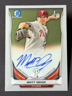 2014 Bowman Chrome 1st PROSPECT ROOKIE AUTO Matt Imhof, Item 2 | eBay