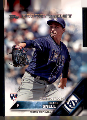 2016 Topps Update US40 Blake Snell Rookie Card | eBay