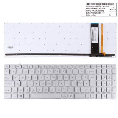 UK Keyboard for ASUS N56 N550 N56V U500VZ N76 N76VM N76VJ Backlit | eBay