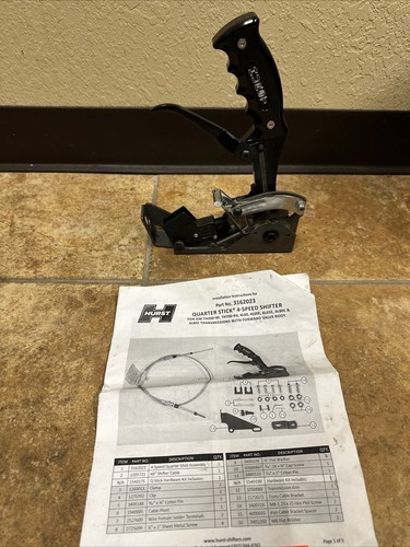 Hurst 3162023 Pistol-Grip 4-Speed Quarter Stick Race Shifter For GM ...