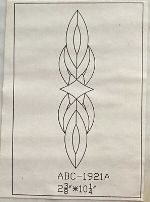 Stained Glass Supplies ABC 1921A Bevel Cluster 2-3/8" x 10-1/4" | eBay