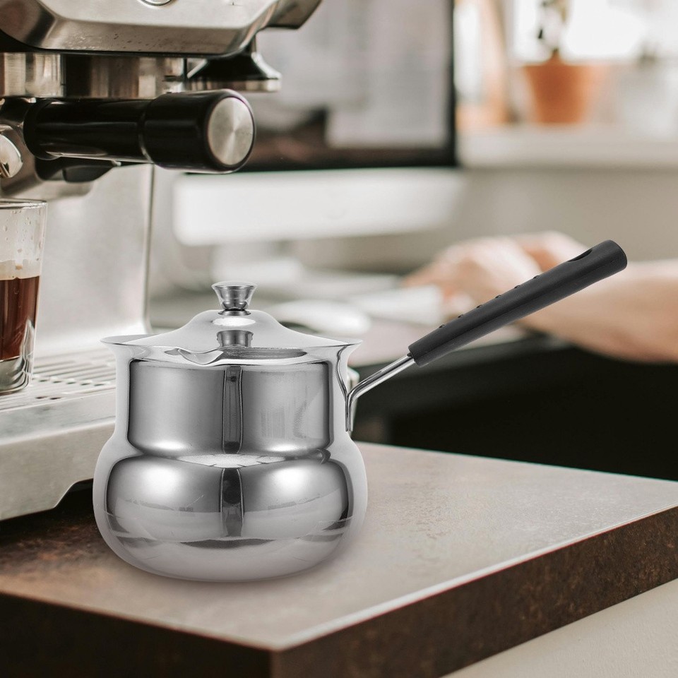 Camping Coffee Pot Stainless Steel Kettle Maker Frothing Pitcher | eBay ...