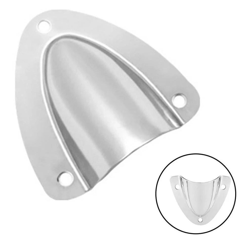Marine Grade Stainless Steel Boat Ventilation Cover Clam Shell Design ...