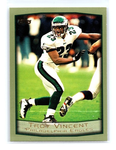 1999 Topps Football #189 Troy Vincent Philadelphia Eagles | eBay