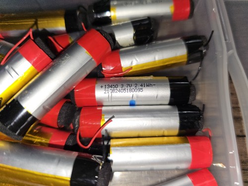 (50) 13450 650mAh 2.41Wh Lithium Polymer Battery + Charging Board | eBay