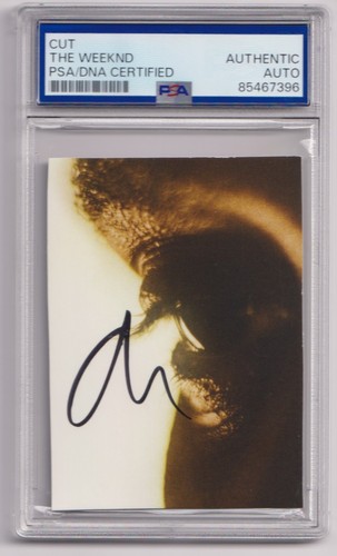 THE WEEKND Signed CD Album Cover Card Autographed PSA DNA Certified The ...