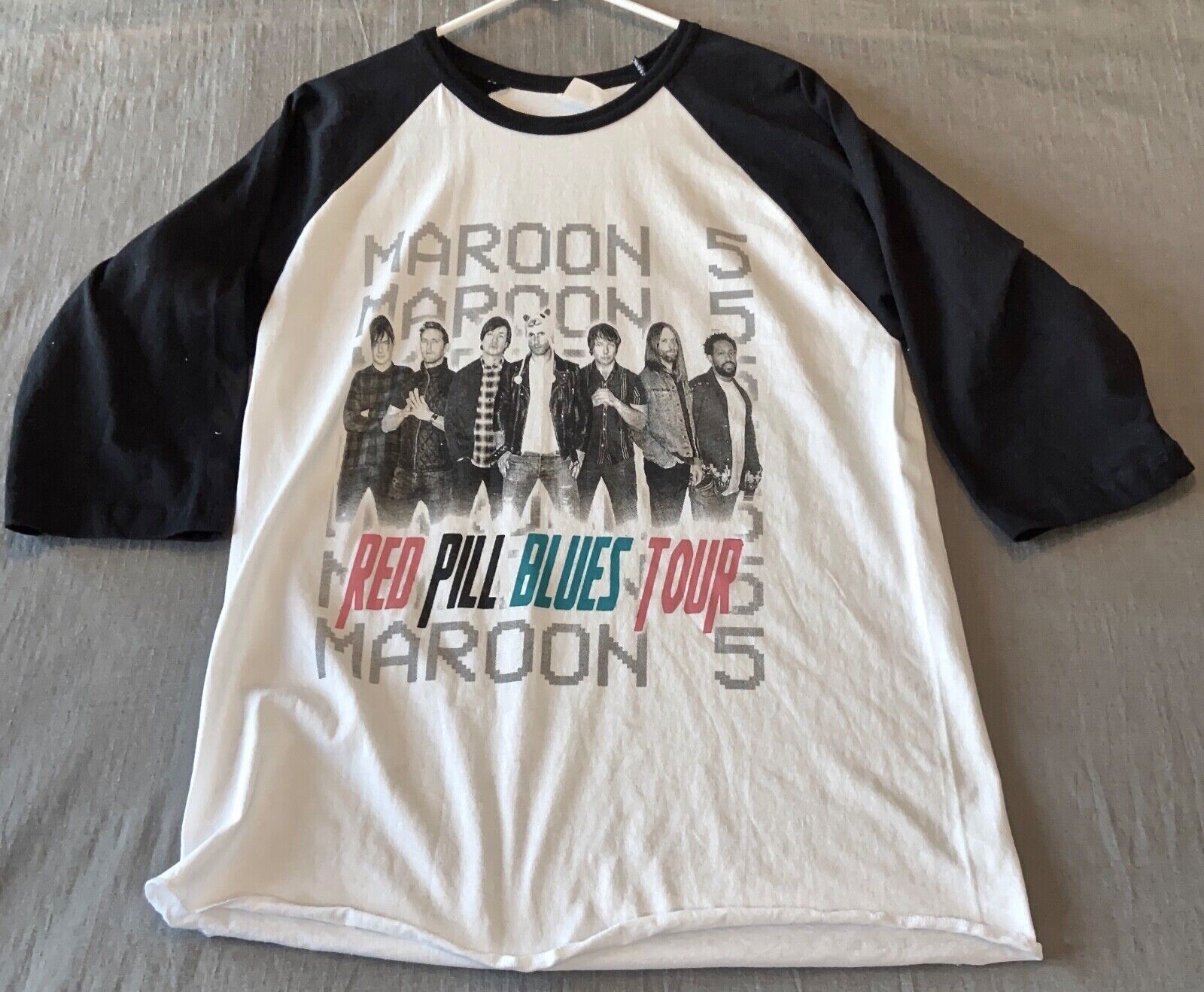 Maroon 5 T Shirt Rock T Shirt Pop Music T Shirt Mens Medium Concert T ...