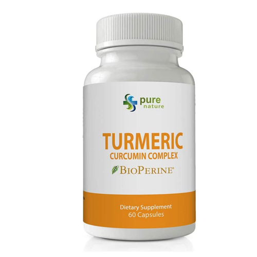 Turmeric Curcumin PureNature 100% Pure Curcumin Extract Complex 1300mg ...