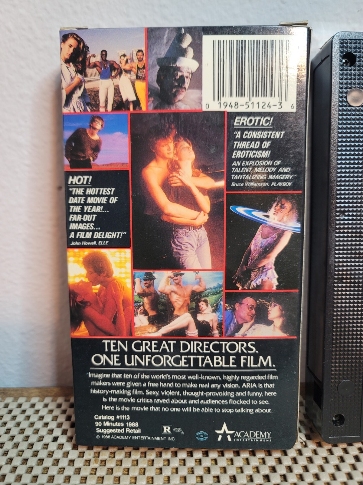 VHS: Aria (1987): Academy Entertainment 85365405837 | eBay
