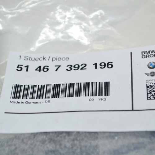 NEW BMW 7 G11 G12 RIGHT SEAT BEL SLOT COVER 51467392196 ORIGINAL | eBay