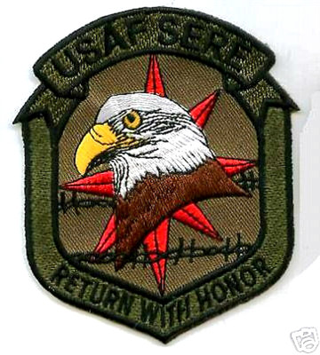 USAF AFSOC STS SERE RETURN WITH HONOR TRAINING PROGRAM FLASH INSIGNIA ...