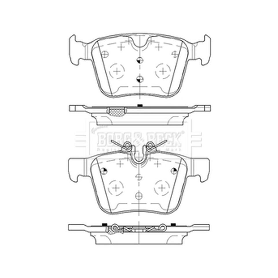Brake Pads Set Rear For Land Rover Range Rover Evoque LV SUV LR061385 ...