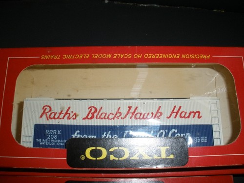 Lot of 9 TYCO Red Box Train Cars in Boxes | eBay