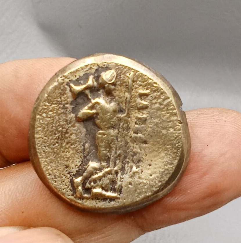 Unique Rare Greco Roman Large Coin With Ancient King Face | eBay