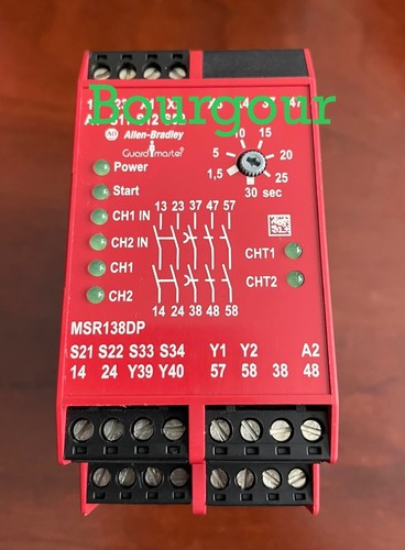 Allen Bradley 440R-M23151 MSR138DP Safety relay 24VAC/DC 50/60Hz 4W | eBay