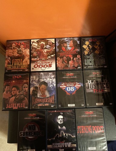 TNA Impact Wrestling 2008 DVD Of 11 NEAR COMPLETE LOT AEW WWE RARE | eBay