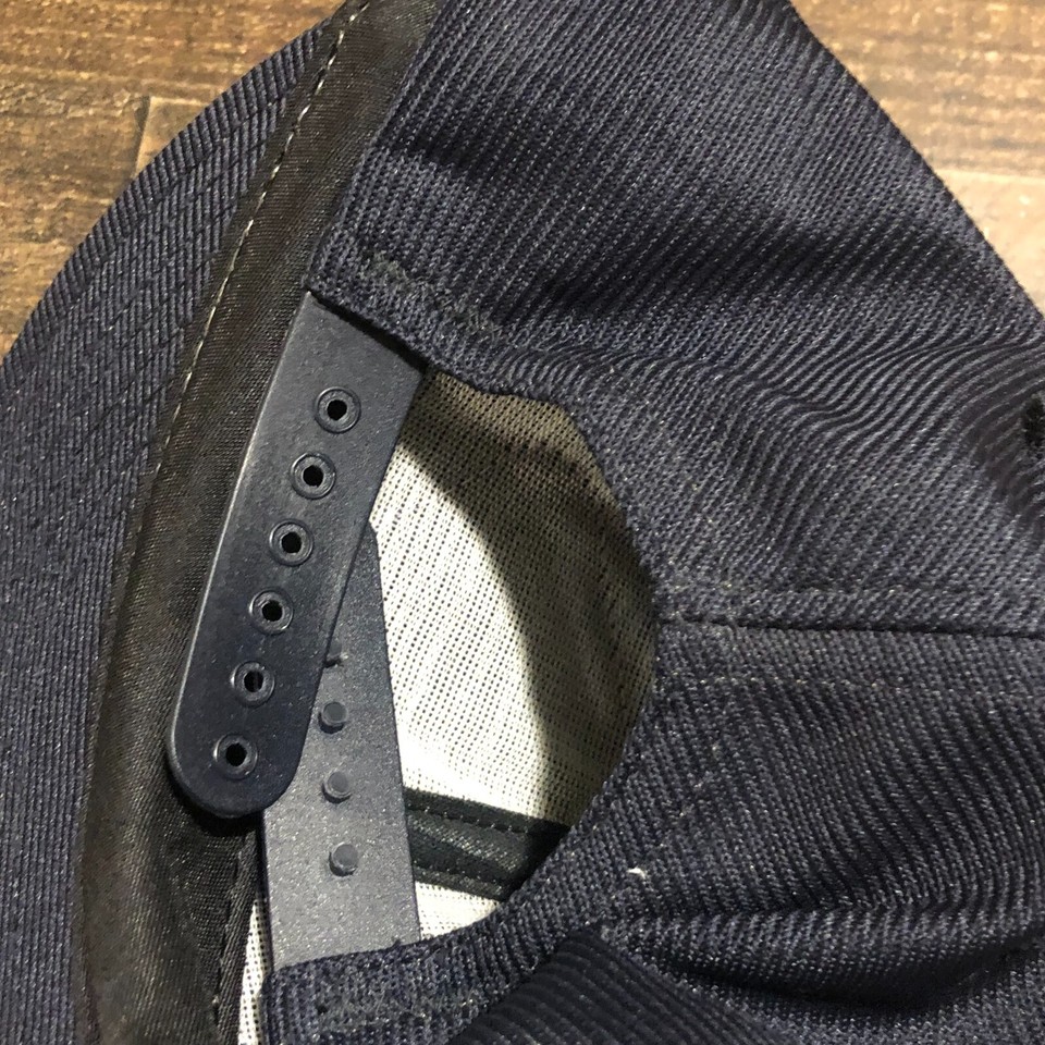 Vintage USS New Jersey Hat Snapback Cap Mens Blue US Navy Battleship ...