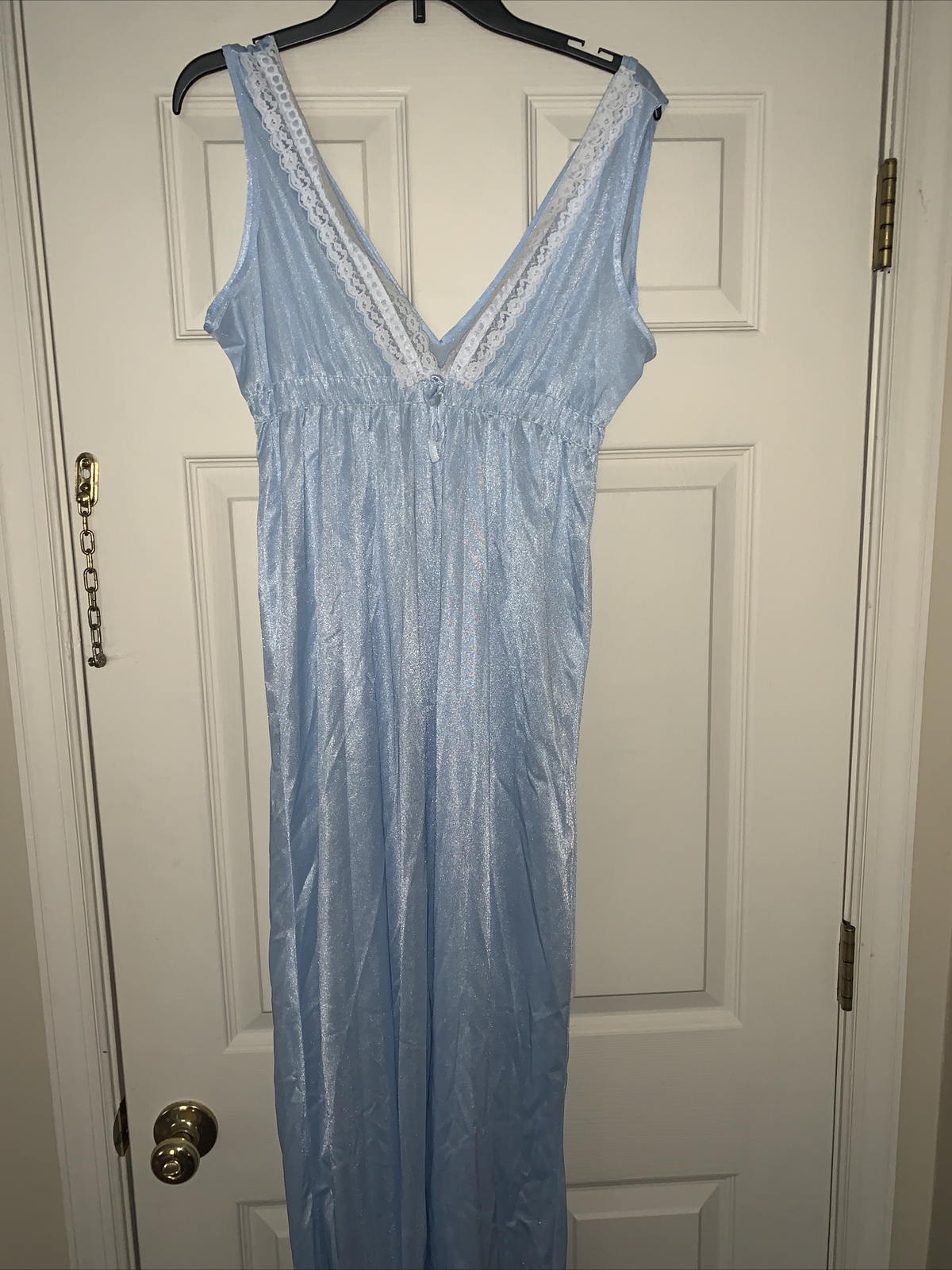 Vintage ERICA LOREN Baby Blue & Lace Wedding SEXY Rob… - Gem