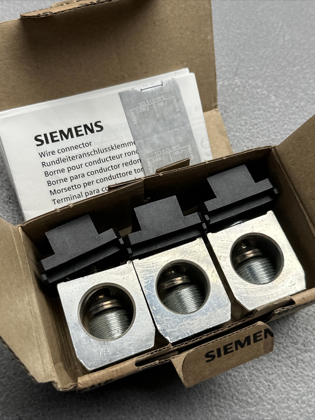 SIEMENS+3VA9373-0JD13+Wire+Connector+3pcs for sale online | eBay
