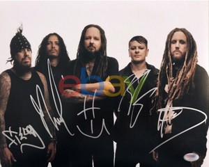 Korn Band Signed 8x10 Autographed Photo reprint | eBay
