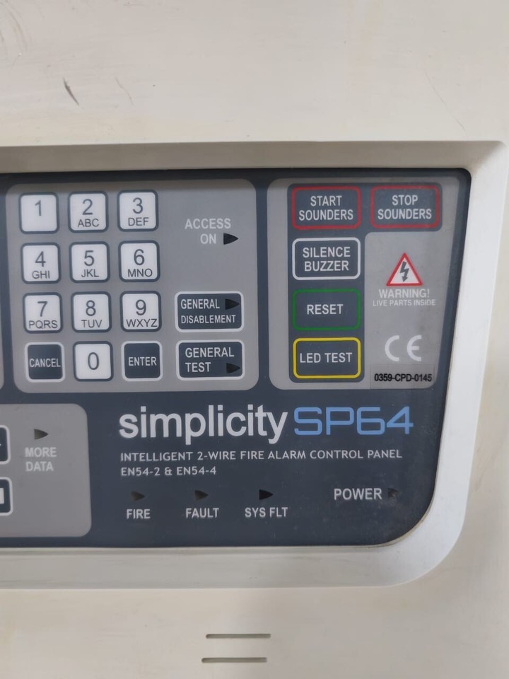 ZETA Simplicity SP64 Intelligent 2-Wire Fire Alarm Control Panel / SP64 ...
