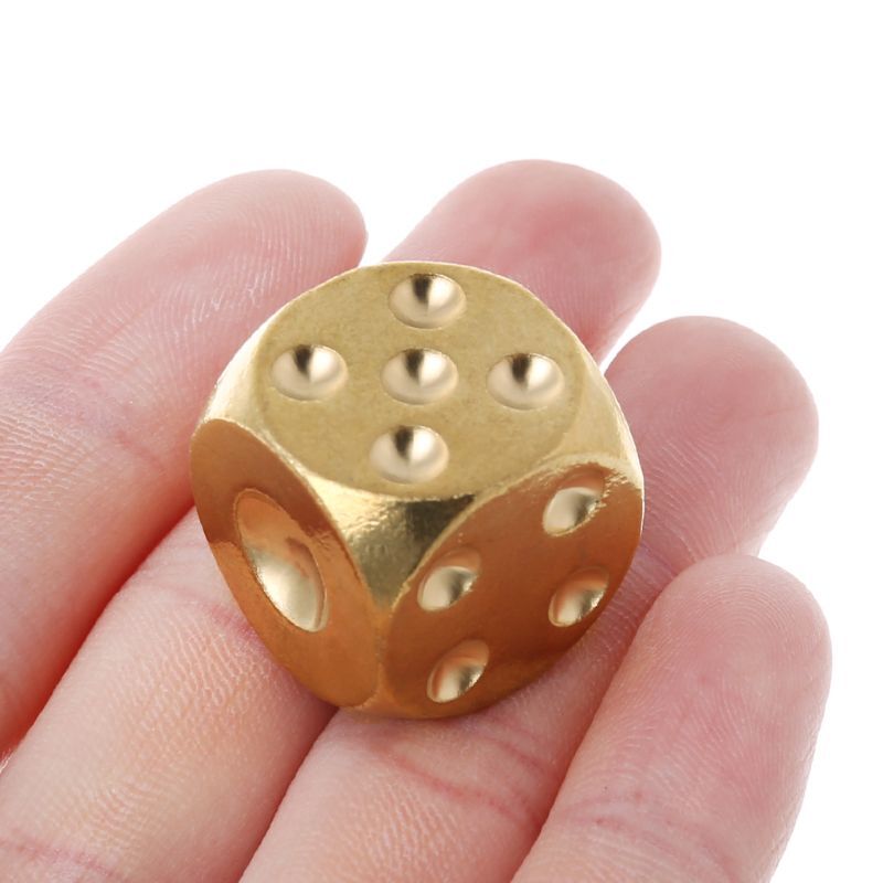 Brass Dice Toy Club Bar Holiday Party Entertainment Game Small High ...
