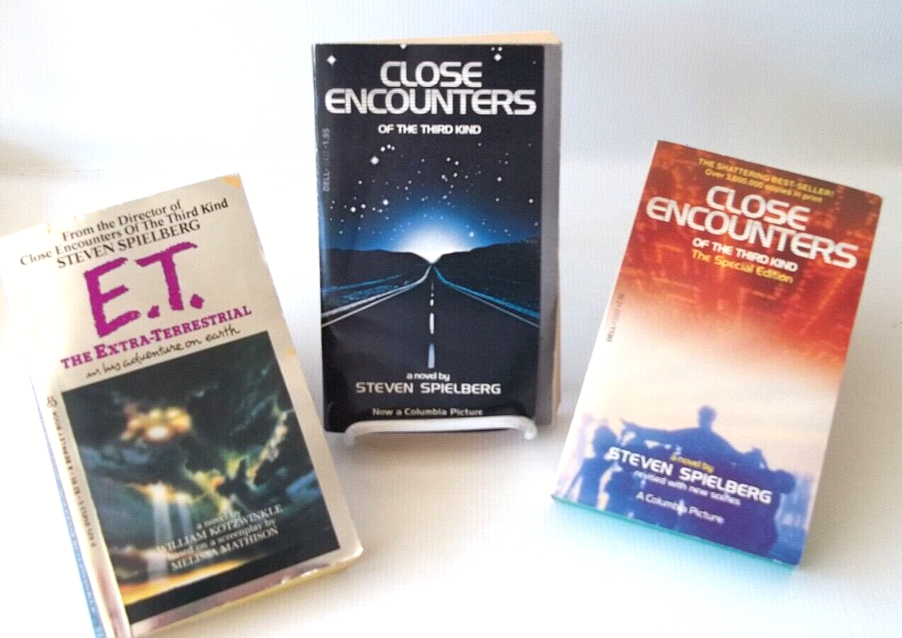 Paper Back Book lot " E.T. " "CLOSE ENCOUNTERS OF 3D KIND." | eBay