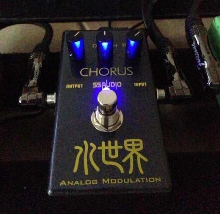 Chorus Analog Modulation Stomp Box GuitarEFX Mix Rate Depth SSAUDIO ...