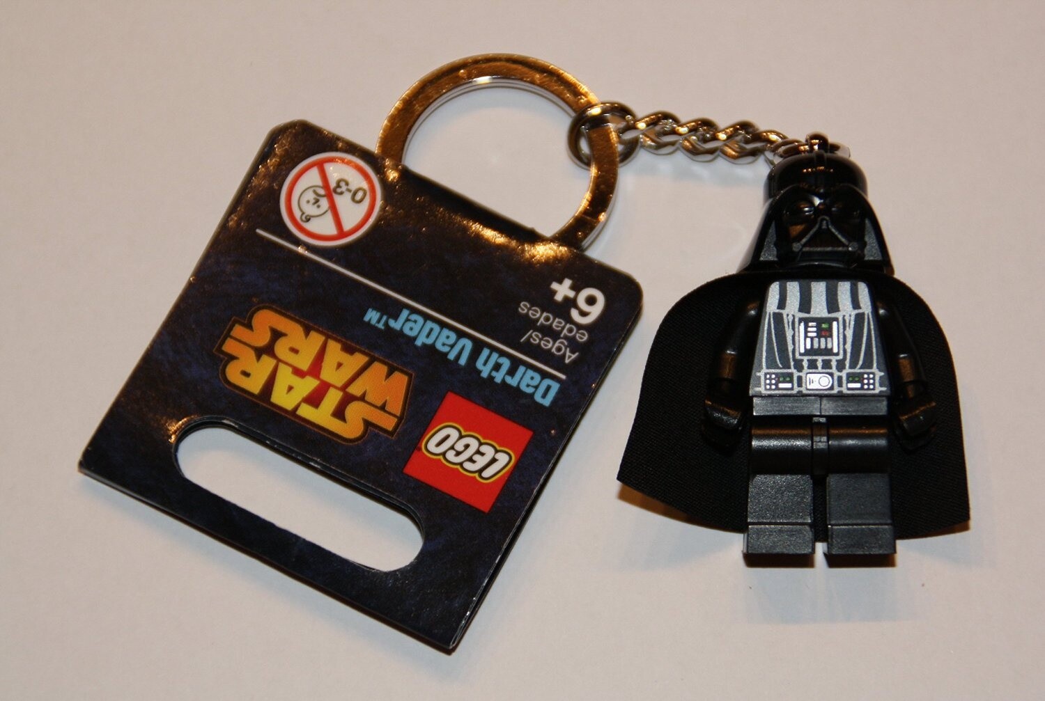 LEGO DARTH VADER MINIFIGURE KEYRING STAR WARS 850996 KEYCHAIN 2014 ...