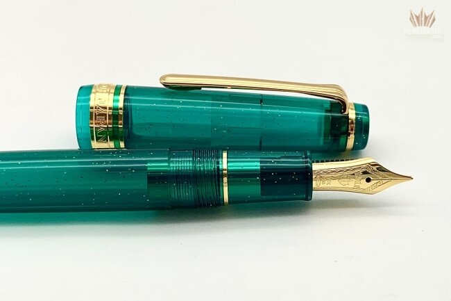 SAILOR LIMITED EDITION PROFESSIONAL GEAR SLIM BLUE GREEN NEBULA ...