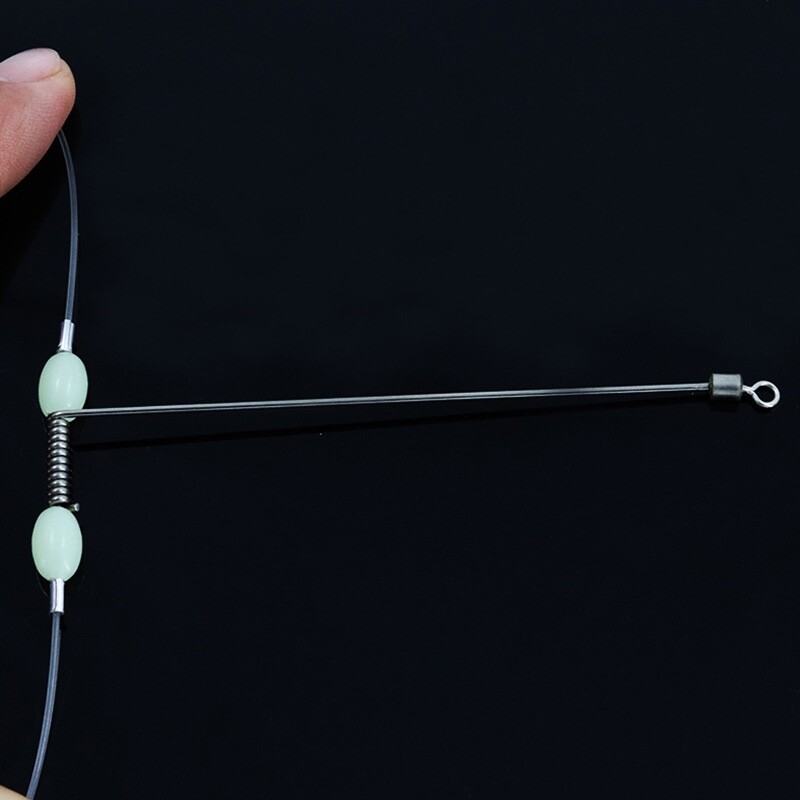 10x STAINLESS L-ARM Wire with End Swivel Paternoster for Booms Rigs Sea ...