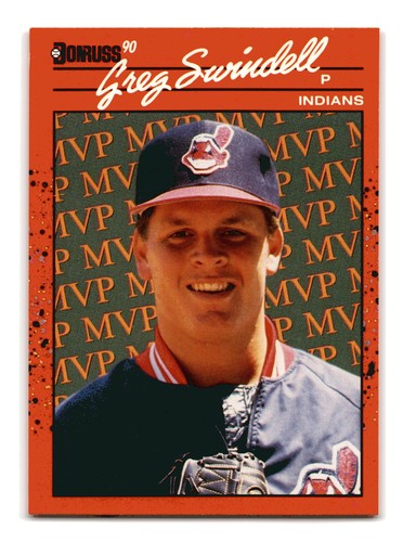 Greg Swindell 1990 Donruss Bonus MVP's #BC-24a Cleveland Indians NM ...