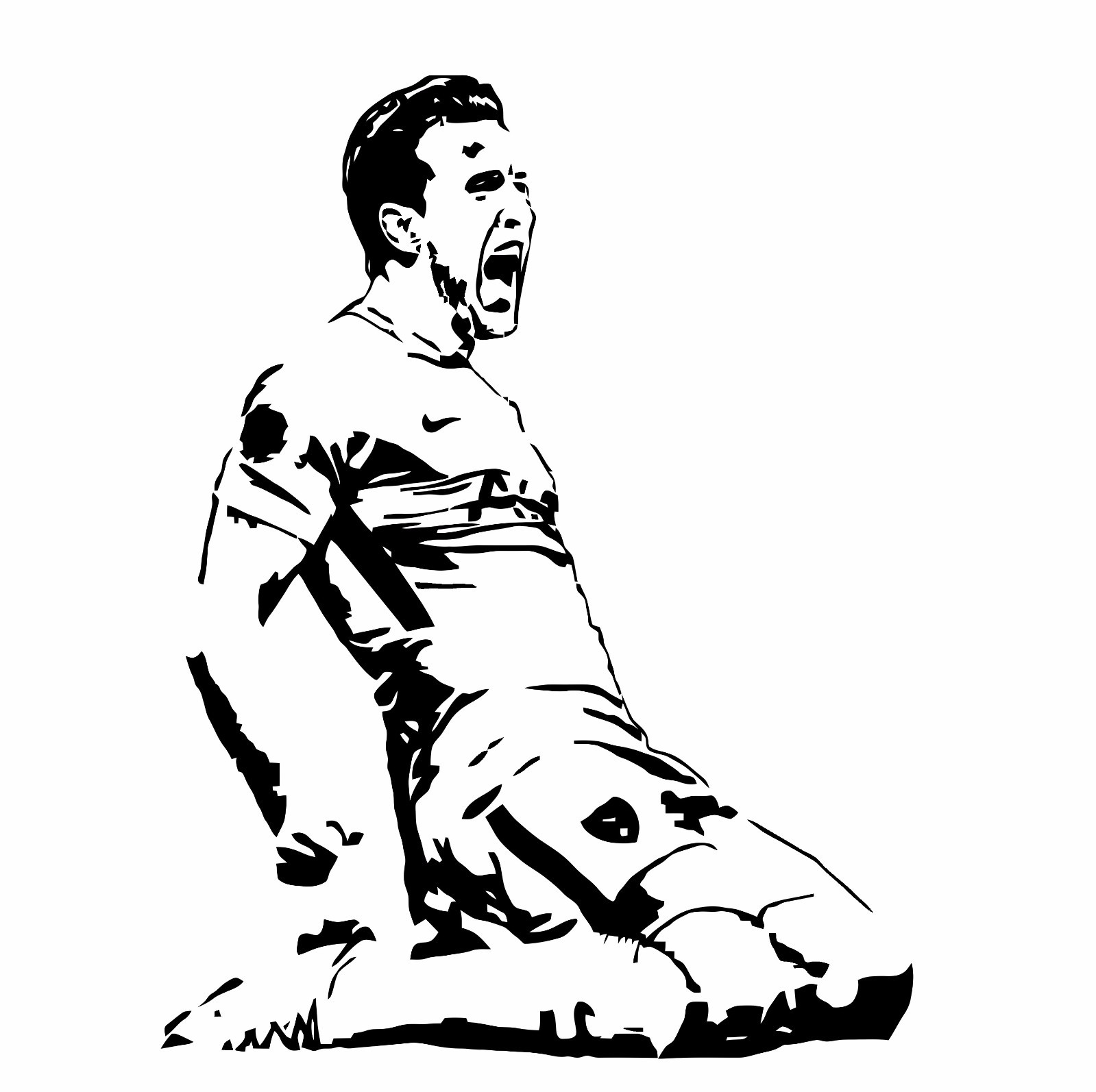 Harry Kane English England Footballer Soccer Player Wall Decal Sticker ...