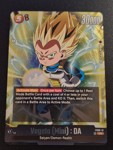 SR | Vegeta (Mini) : DA FS08-13 | DRAGON BALL Z CARD Fusion World | eBay
