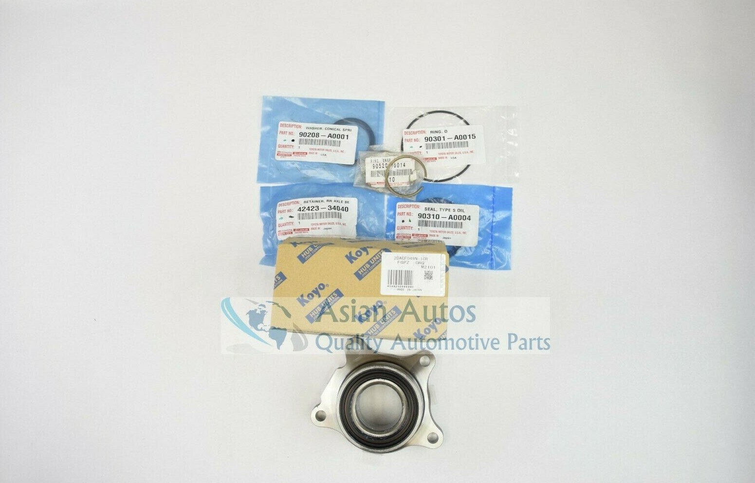 OEM Koyo Rear Left Wheel Bearing For Toyota Tundra 2007-2021 (Made in ...
