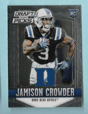 JAMISON CROWDER 2015 COLLEGIATE DRAFT PICKS ROOKIE RC CARD #198 DUKE | eBay
