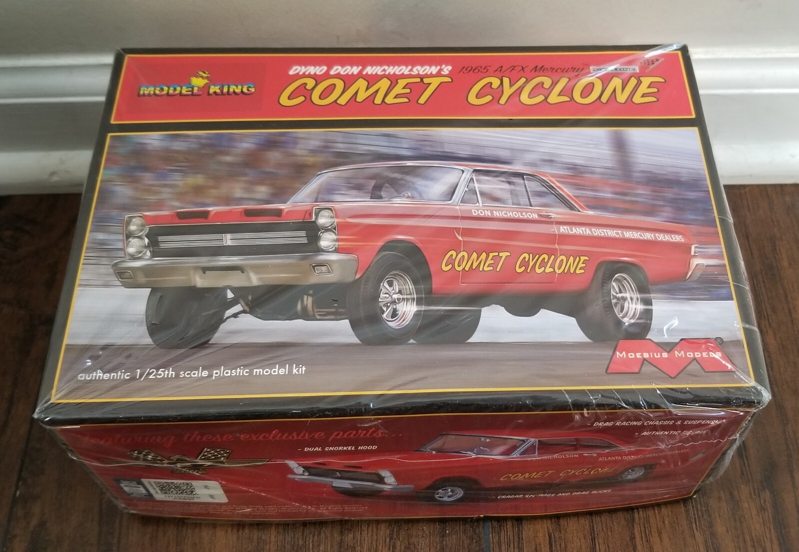 Moebius 1238 1965 DYNO DON NICHOLSON MERCURY COMET CYCLONE MODEL King ...