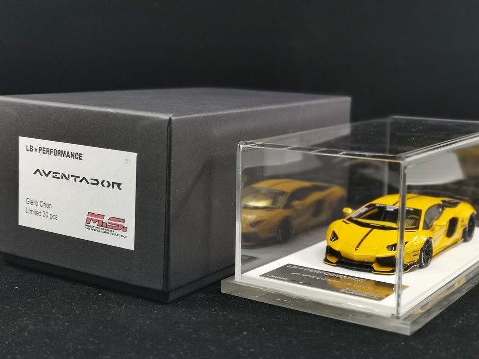 1/43 David Giovanni D&G Model LB Performance Aventador Giallo Orion ...
