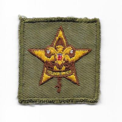 Star Rank Patch 1955-1965 STB-1-5-01 Cloth Back Boy Scout of America ...