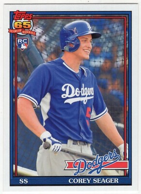 2016 Topps Archives Corey Seager RC Rookie Card #275 Dodgers Texas ...
