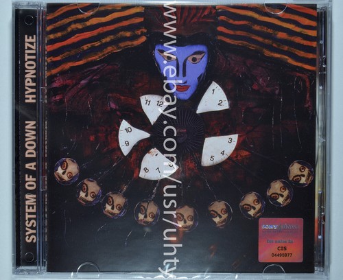 SYSTEM OF A DOWN HYPNOTIZE 2005 RARE UKR ORIGINAL CD SOAD ALTERNATIVE ...