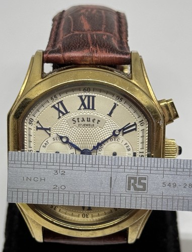 Stauer Automatic Wristwatch With Box / 27 Jewels Water Resistant Runs ...