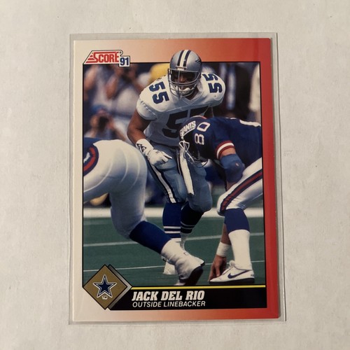 1991 Score Jack Del Rio Dallas Cowboys #162 NFL | eBay